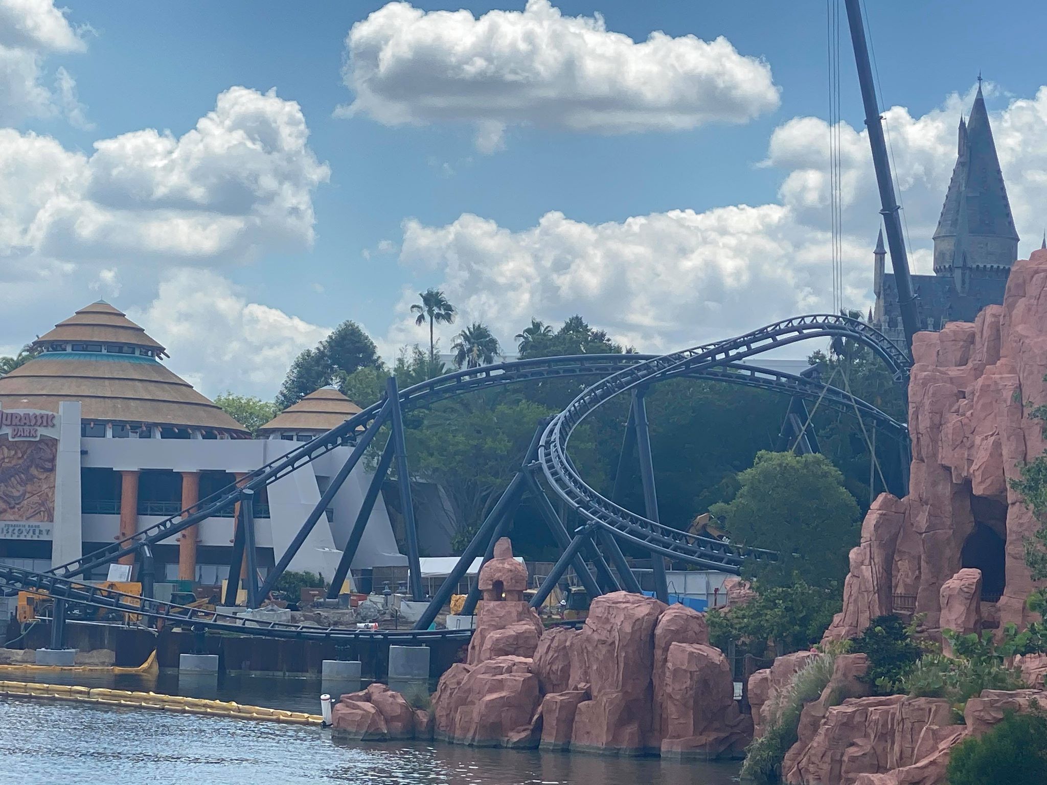 Photo Update: Progress on Universal's Jurassic Park Coaster - Universal ...