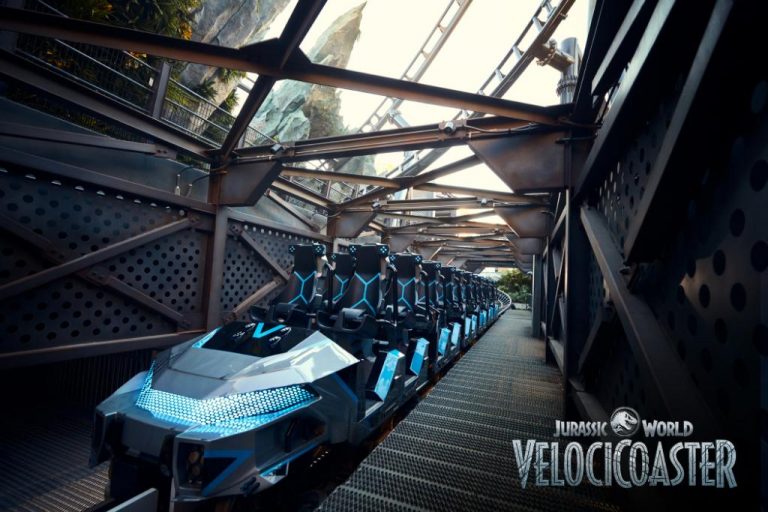 Universal Releases New Jurassic World VelociCoaster Ride Vehicle ...