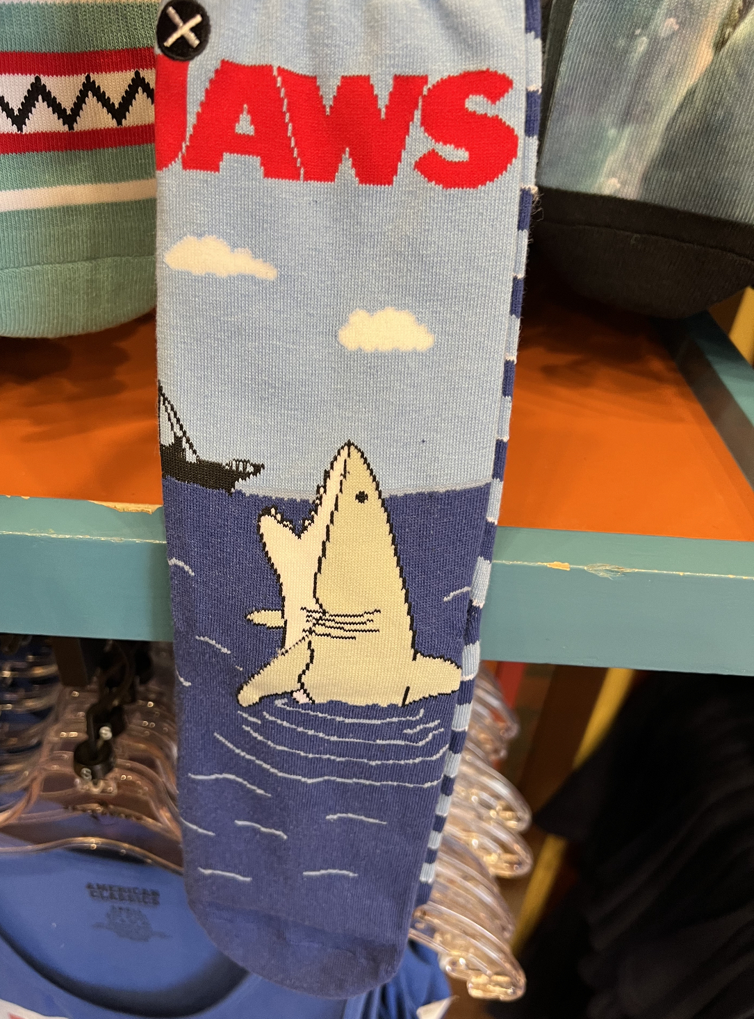 Awesome New Jaws Socks Swim into the Film Vault! - Universal Parks Blog