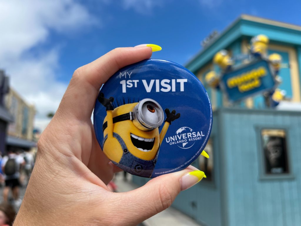 Celebrate Your 1st Visit to Universal Orlando with NEW Minion Buttons ...