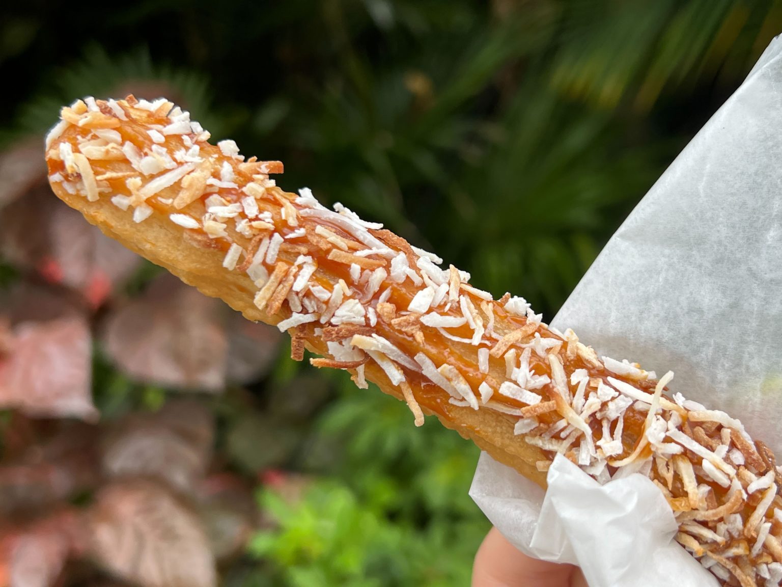 FIRST LOOK: Coconut Cajeta Churro at Natural Selections - Universal Parks Blog