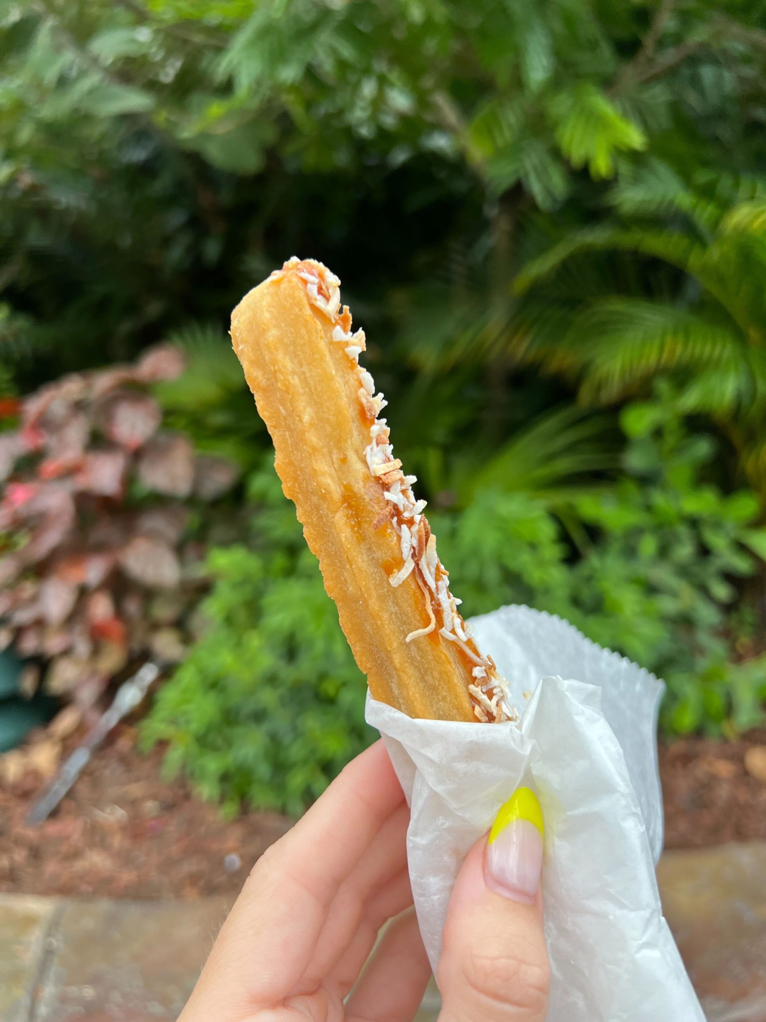 FIRST LOOK: Coconut Cajeta Churro at Natural Selections - Universal Parks Blog