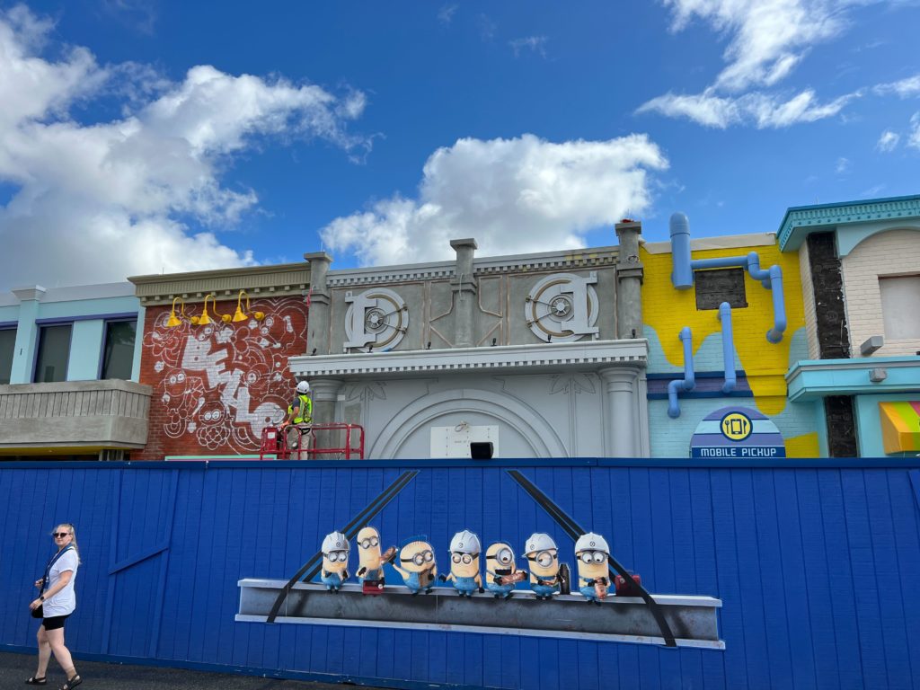 Latest Look at Minion Land Construction At Universal Orlando ...