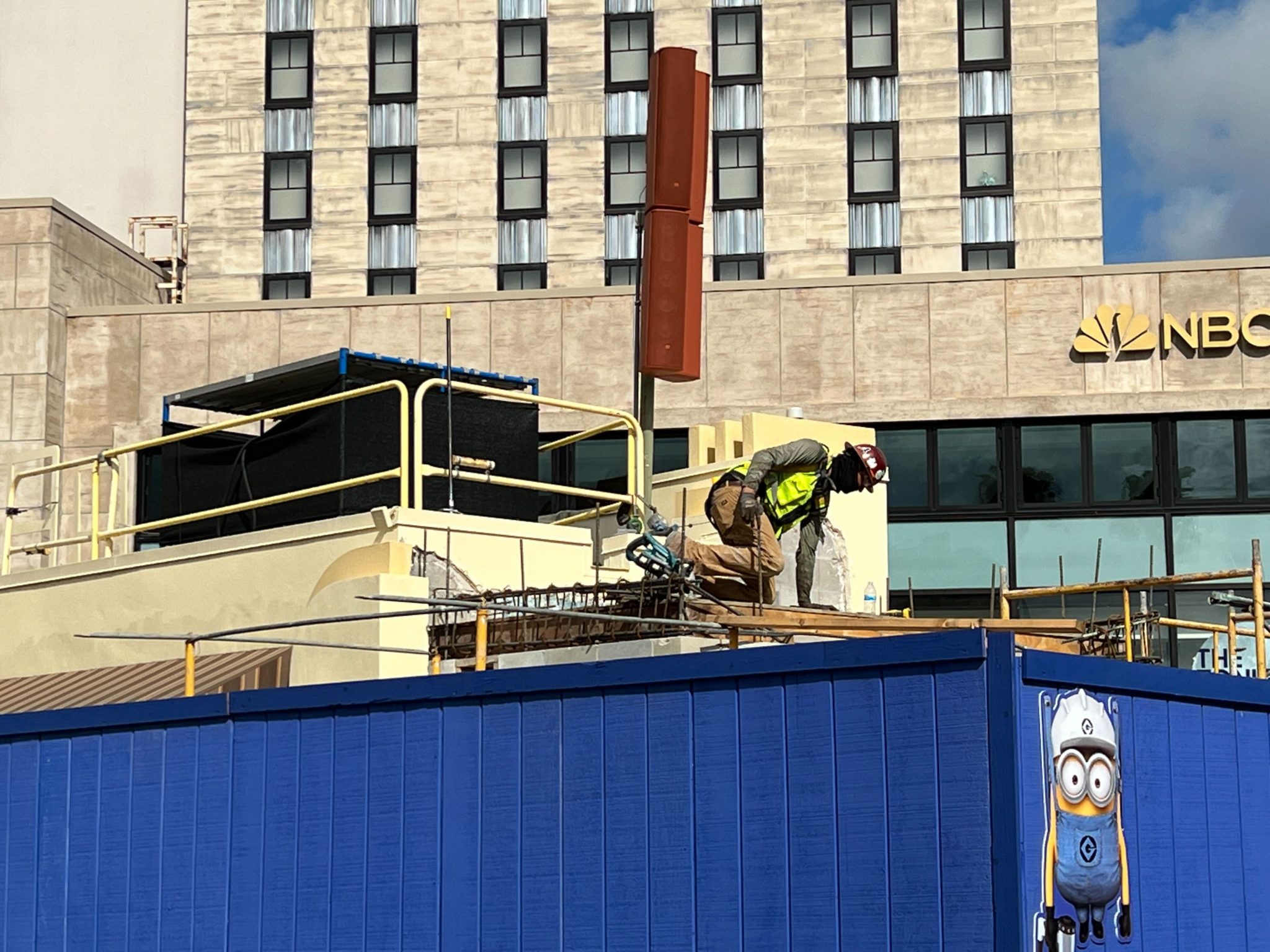Latest Look at Minion Land Construction At Universal Orlando ...