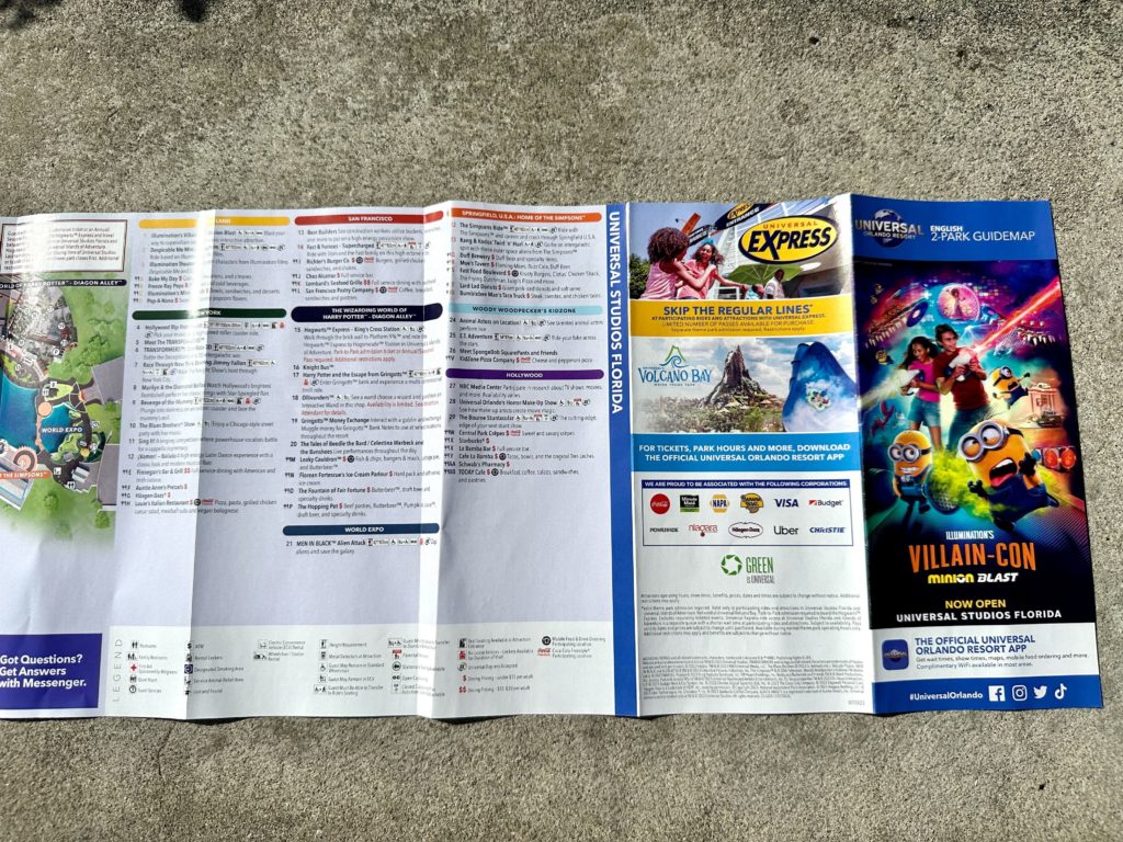 Photos: Universal Orlando Map Now Features Minion Land! - Universal ...