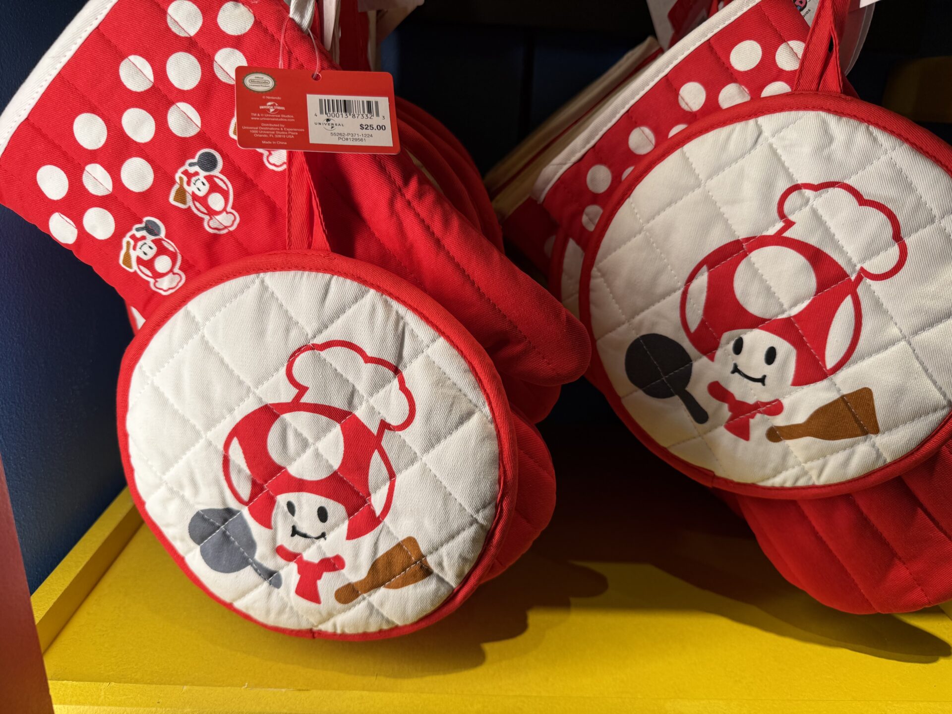 NEW Chef Toad Merchandise Arrives at 1 UP Factory in Epic Universe ...